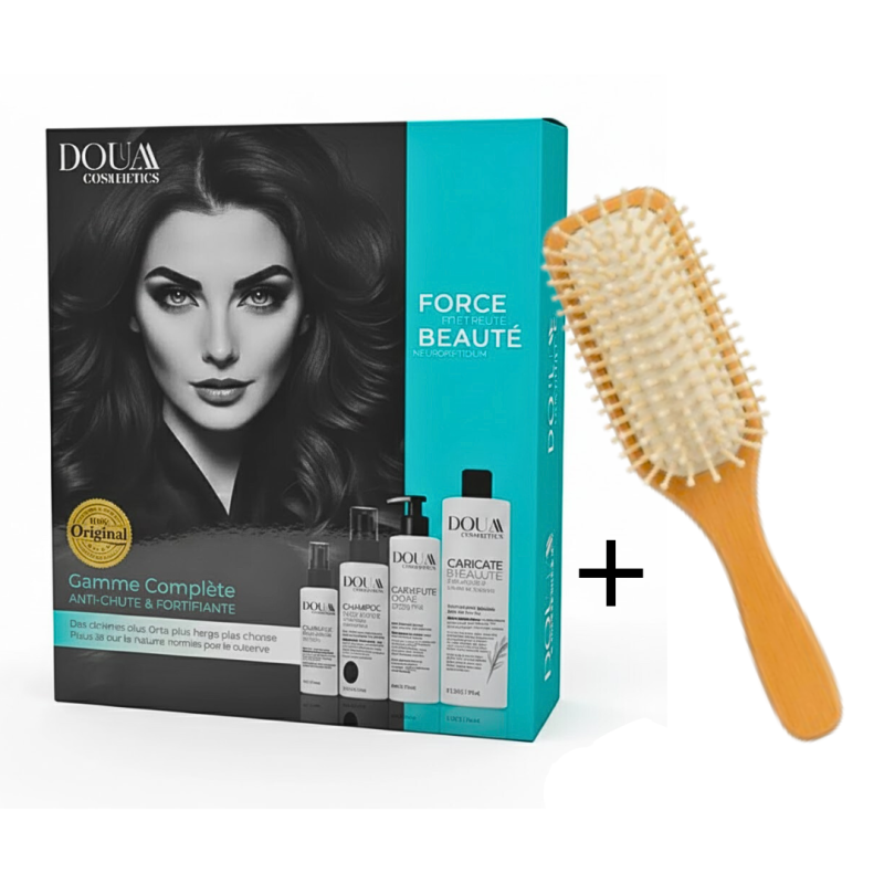 Douaa Cosmetics Pack Anti-Chute & Fortifiante + Brosse Cheveux – Paracharm.ma/- Votre ...
