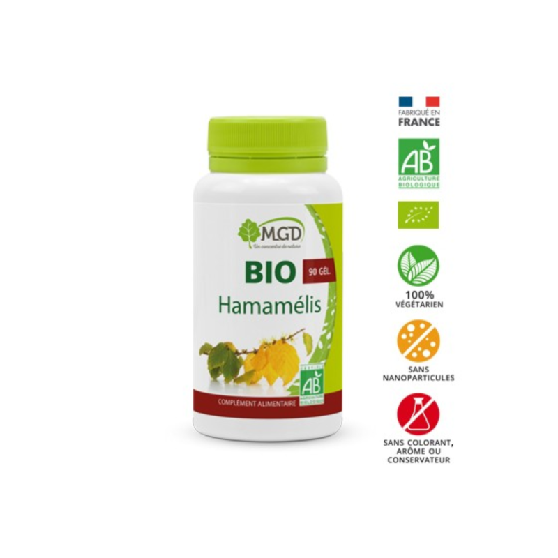 MGD Hamamelis Bio 90 Gelules – Paracharm.ma/- Votre parapharmacie en ...